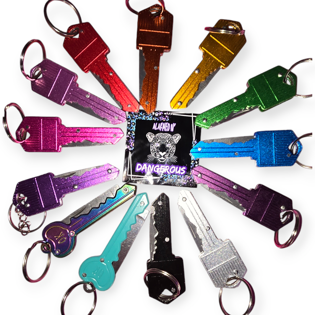 Self defense Keychains Safety keychains Self Defense tools – Alarmed N ...