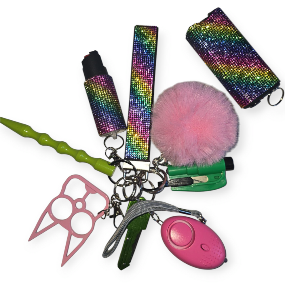 Wholesale BLING self defense keychain sets – Alarmed N' Dangerous