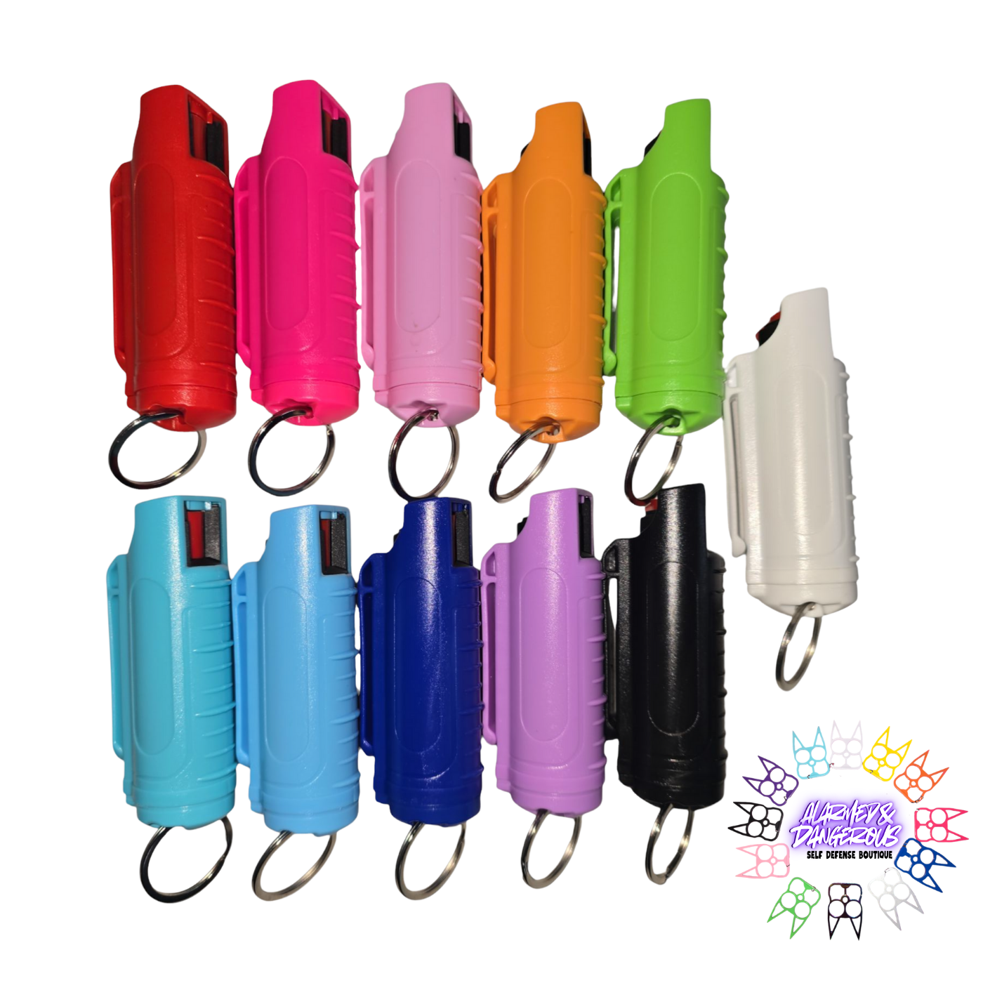 wholesale pepper spray (set of 5 or 10) – Alarmed N' Dangerous